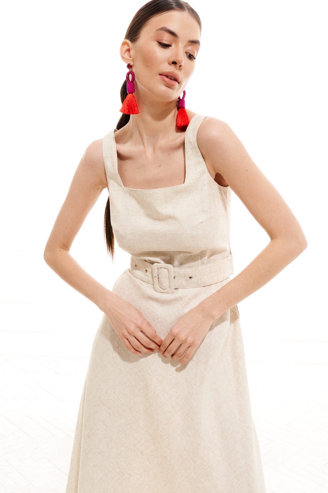 Платье 1995 бежевый Elletto Life купить в интернет магазине Велесмода